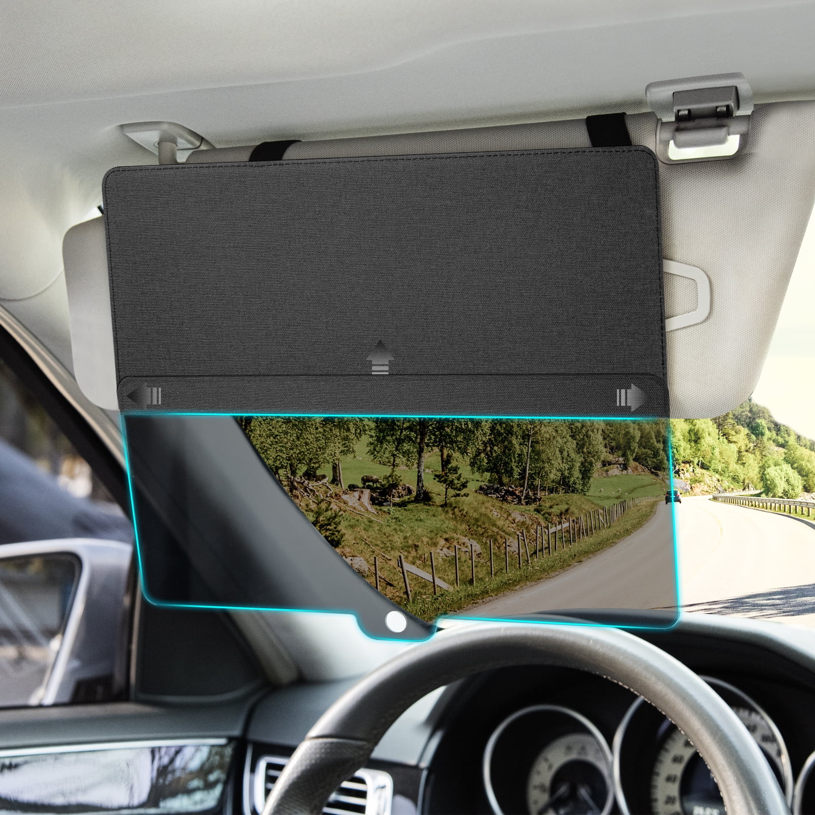 TSOMEI Car Sun Visor Extender, UV Rays & Snow Blindness Protection ...