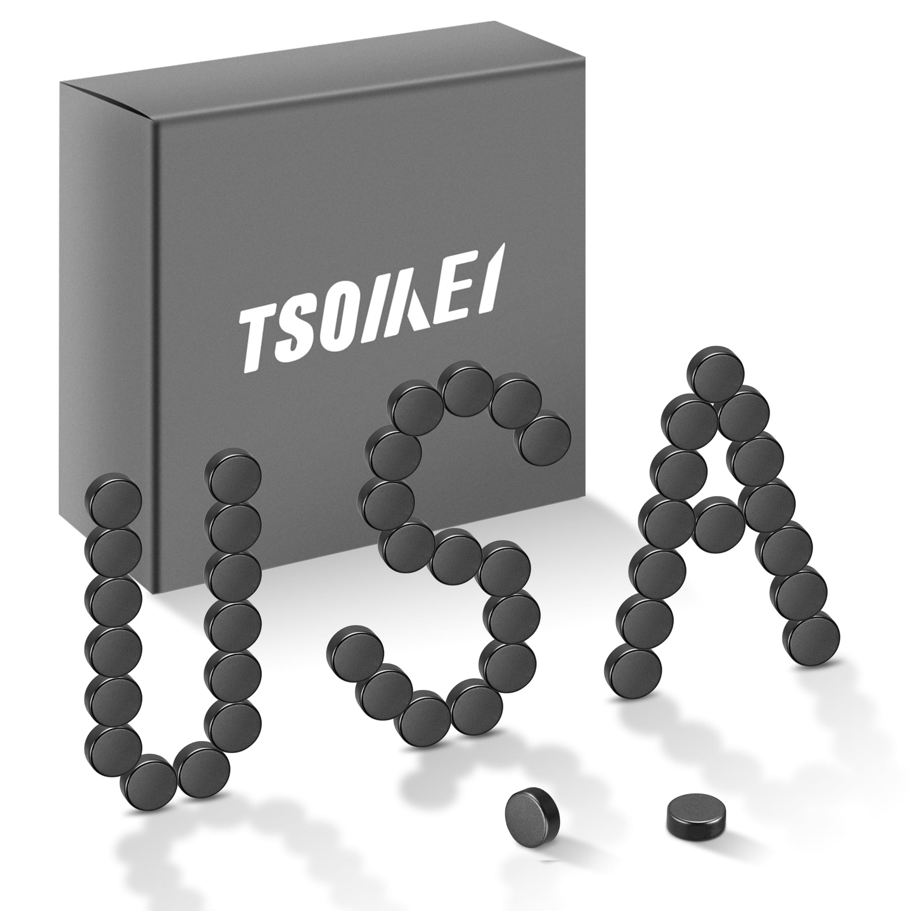 TSOMEI Super Strong Refrigerator Magnets, Small Rare Earth Magnets ...