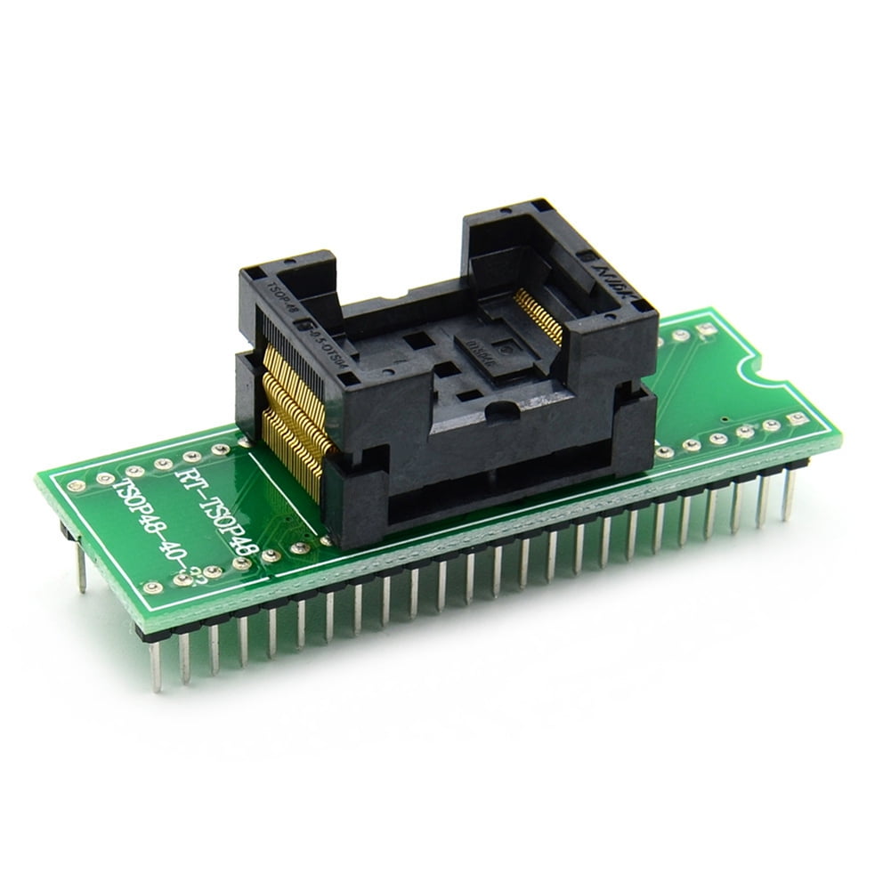 TSOP48 to DIP48 Adapter Socket for RT809H & XELTEK USB Programmer - Walmart.com