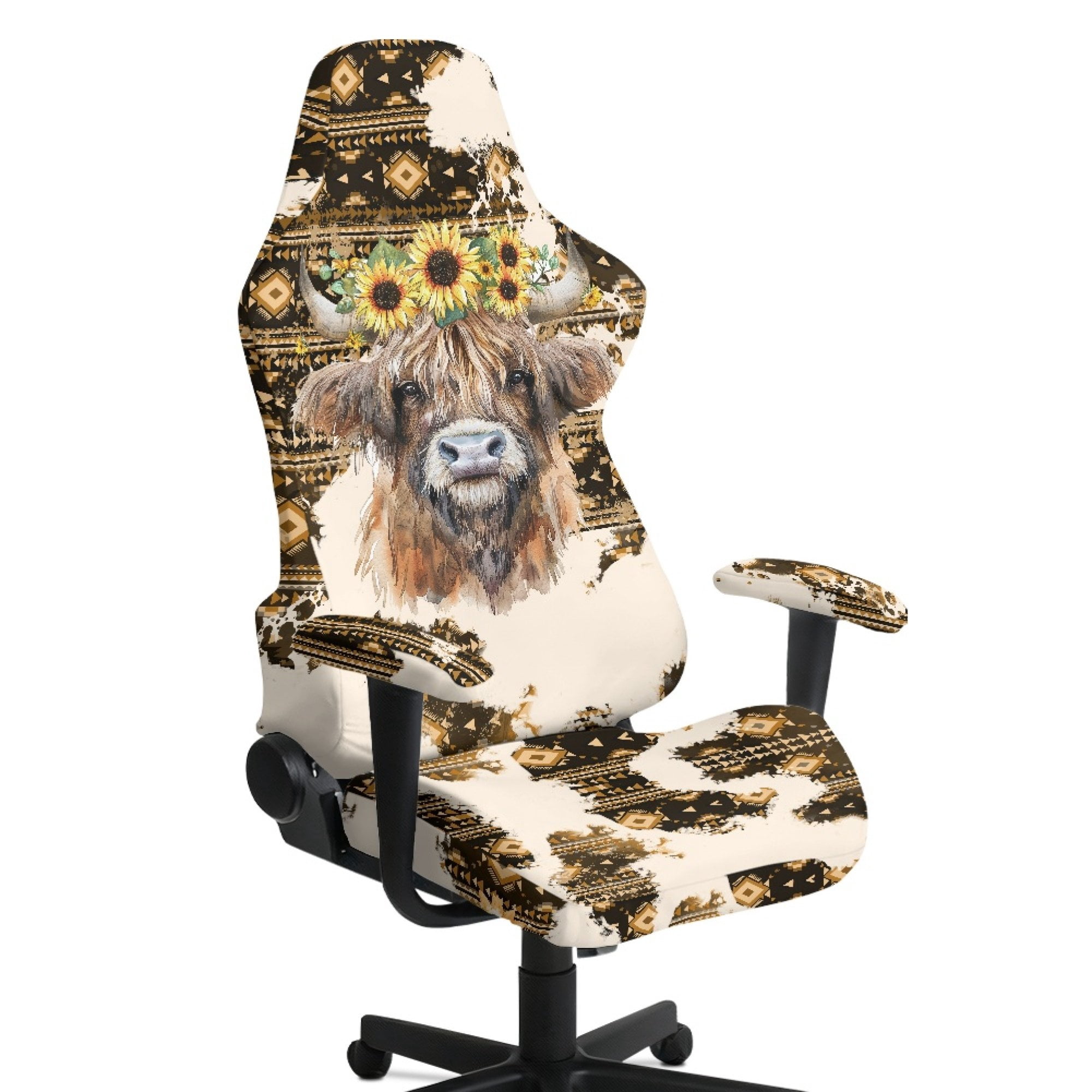 TSOVTHRID 4 PCS Gaming Chair Covers Cat Scratch Proof Game Computer ...