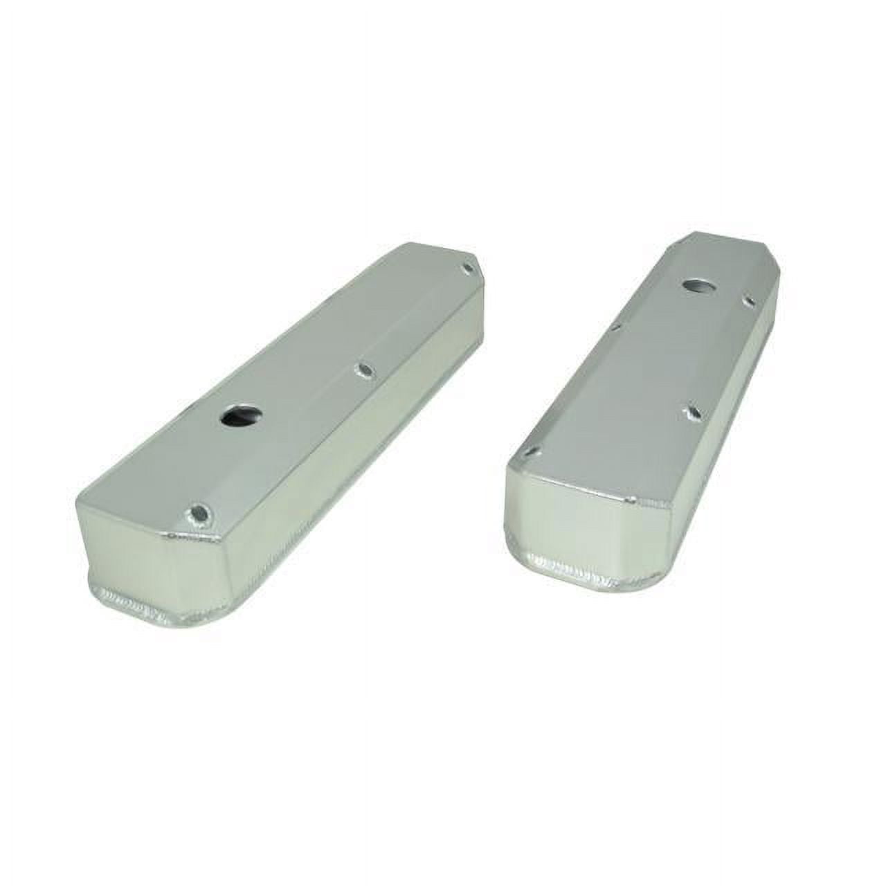 TSP FABRICATED RACING VALVE COVER W/ RAIL, MOPAR SB, LONG BOLT WITH ...