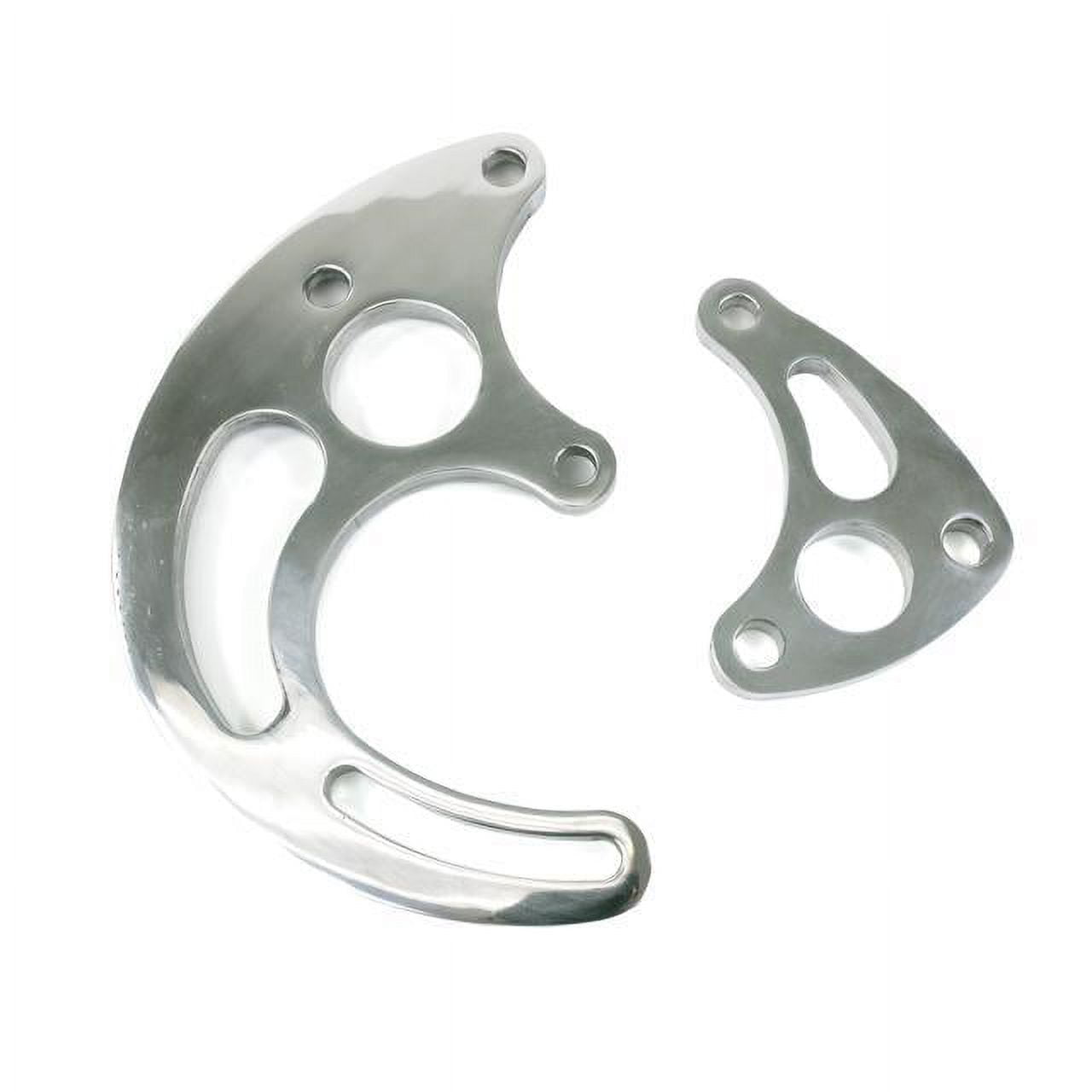 TSP Polished Chevy Big Block Long Pump Saginaw Power Steering Bracket ...