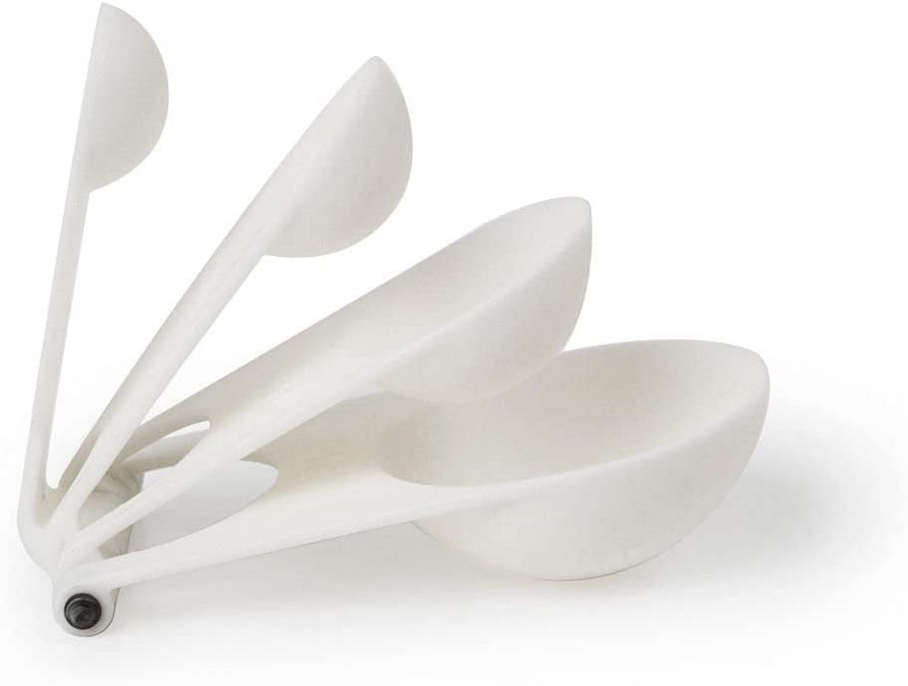 TSP by Nesting Measuring Spoon Set - White - Walmart.com