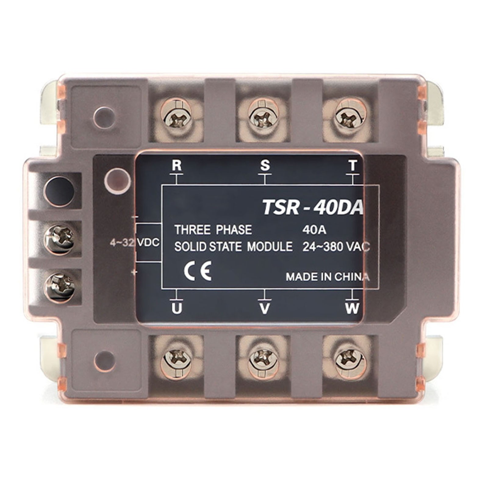 TSR 40DA Three phase Solid State Relay Module AC380V 40A SSR DC Control ...