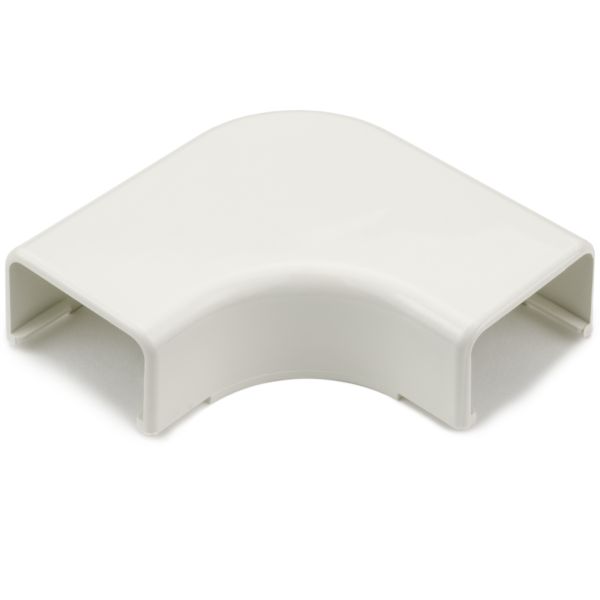 TSR2FW-25-1 1-1/4" Elbow Cover, 1" Bend Radius, PVC, Office White (Pack ...