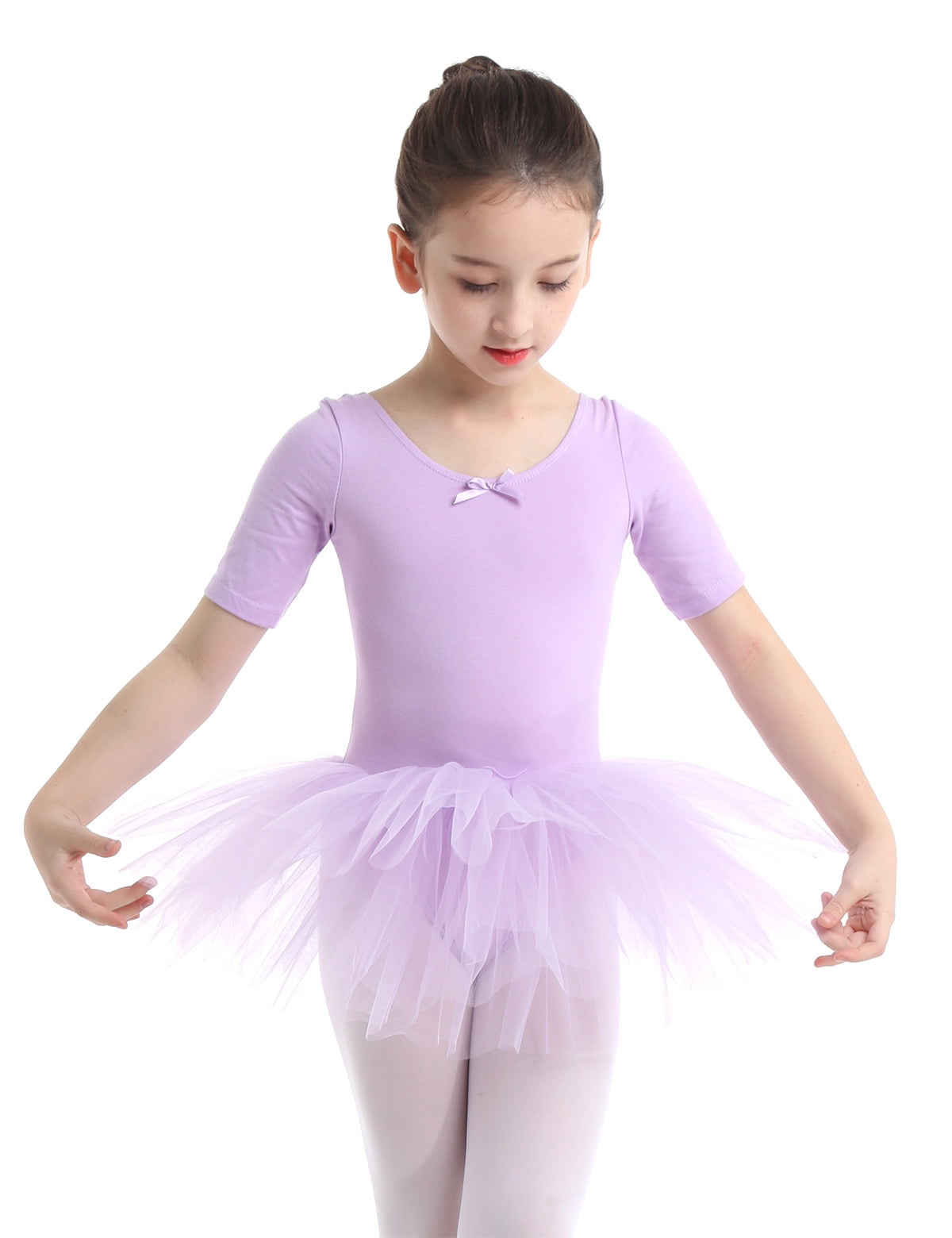 TSSOE Child Little Girls Cotton Ballet Tulle Tutu Dress Ballerina Dance ...