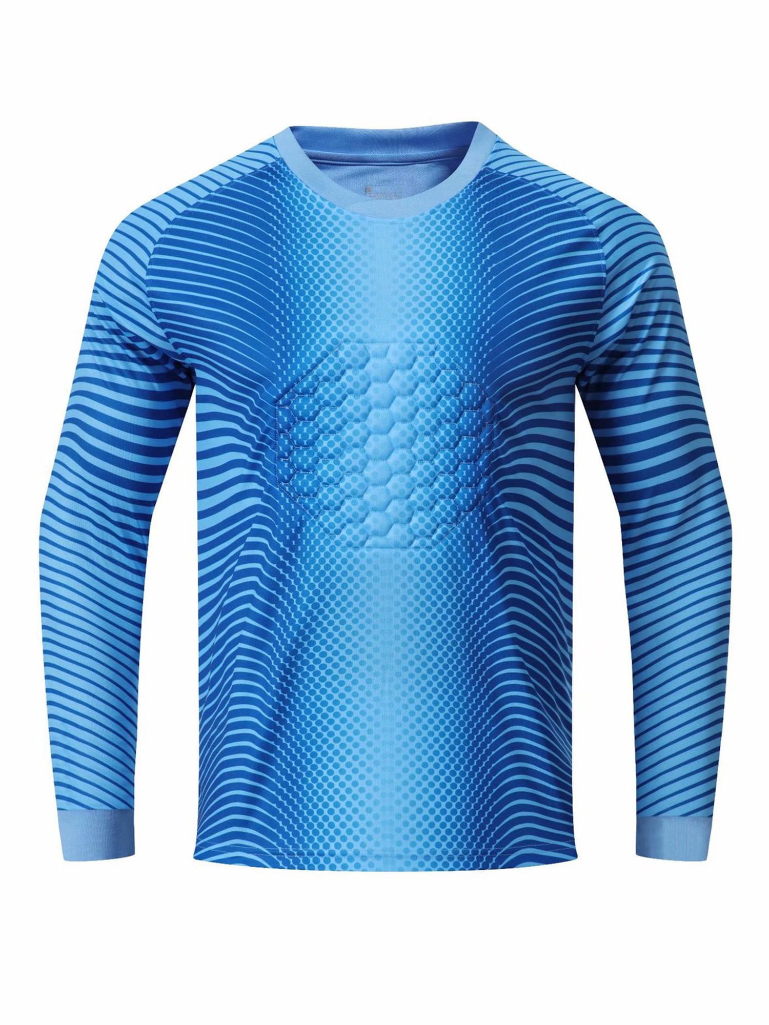 TSSOE Kids Boys Padded Goalie Shirt Football Soccer Training Long ...