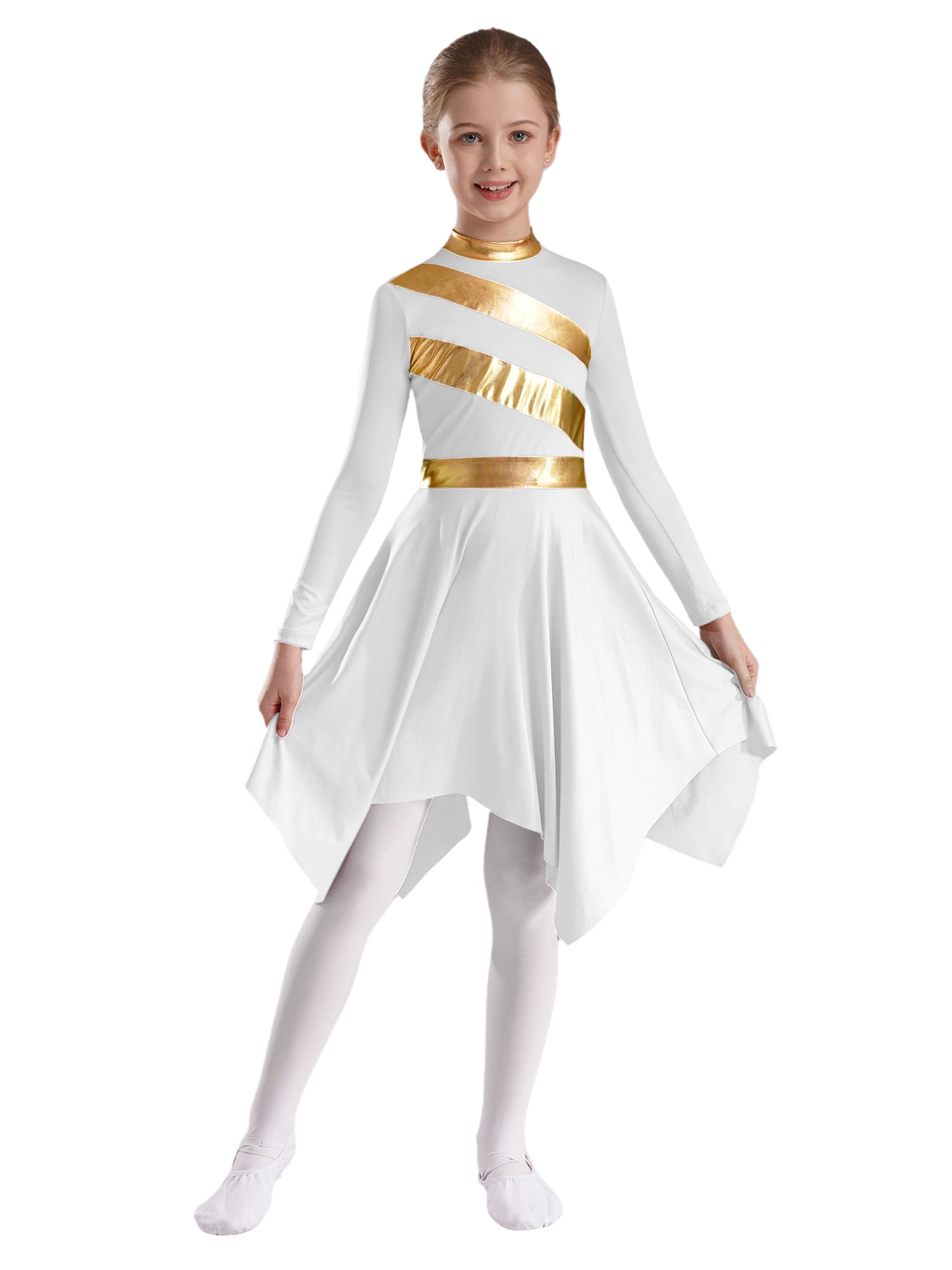 TSSOE Kids Girls Ballet Praise Lyrical Dance Dress Worship Liturgical ...