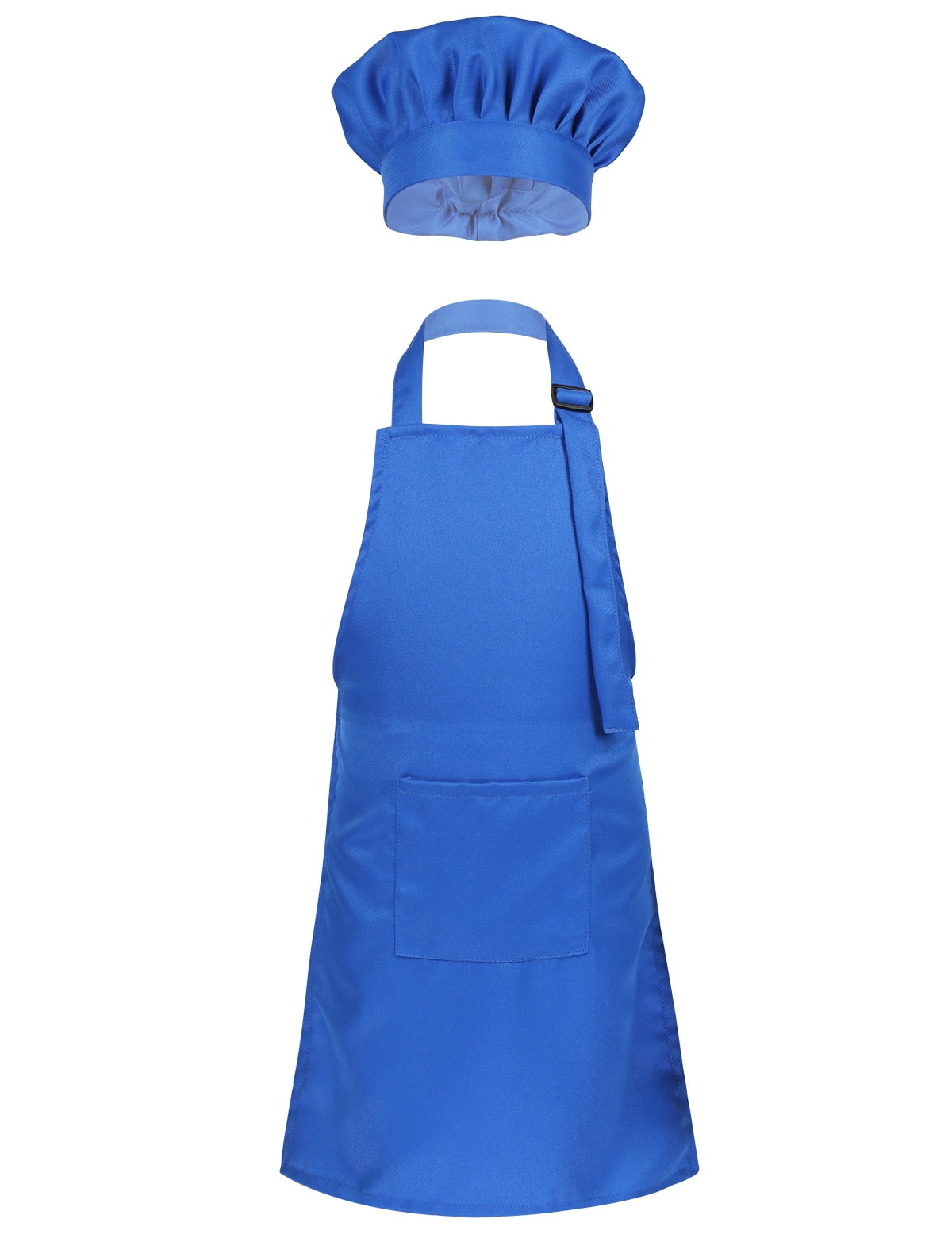 TSSOE Kids Girls’ Boys’ Chef Apron Hat Set Kitchen Cooking Wear Child ...