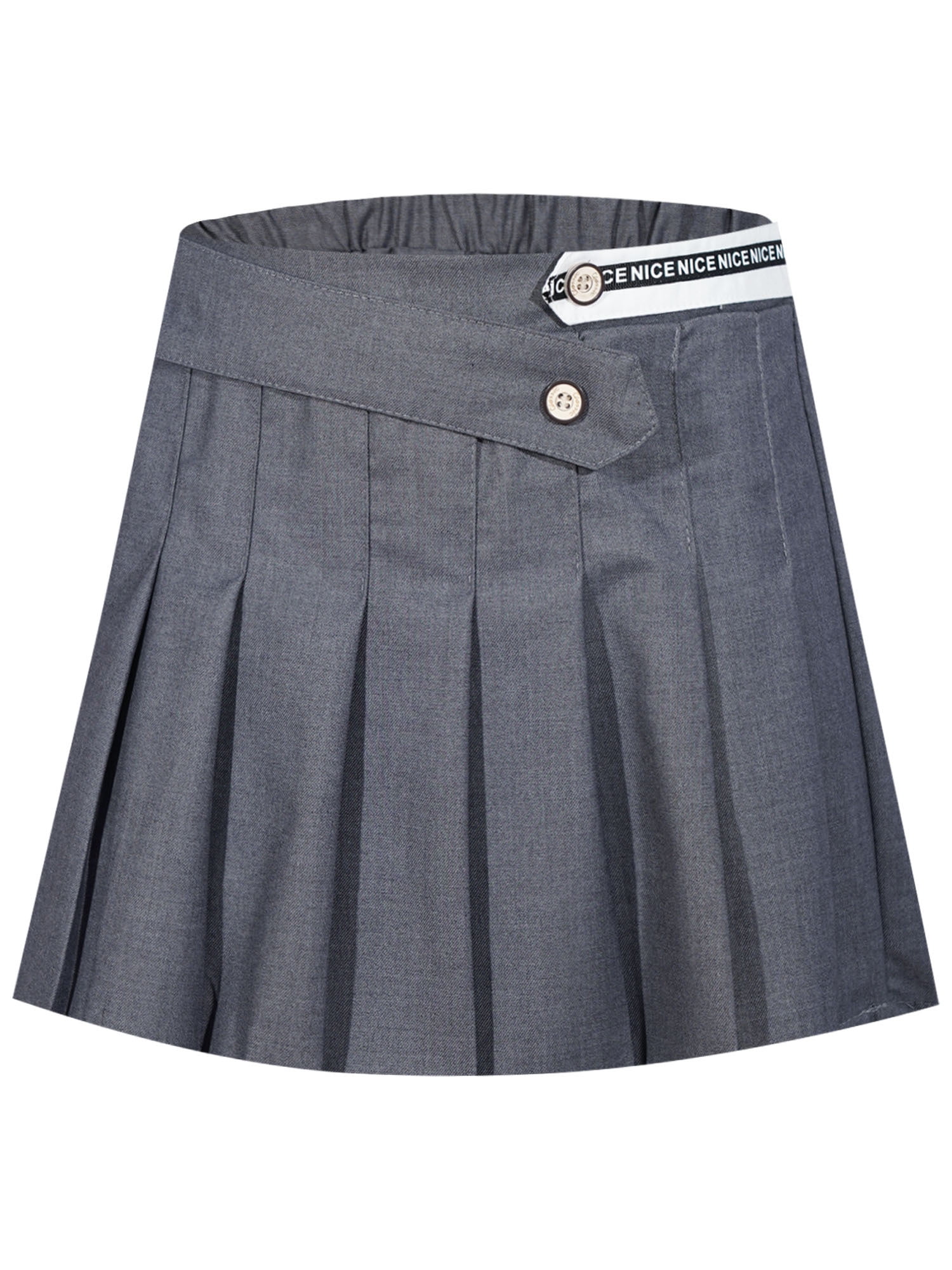 TSSOE Kids Girls School Uniform A-Line Skirts Adjustable Waist Mini ...