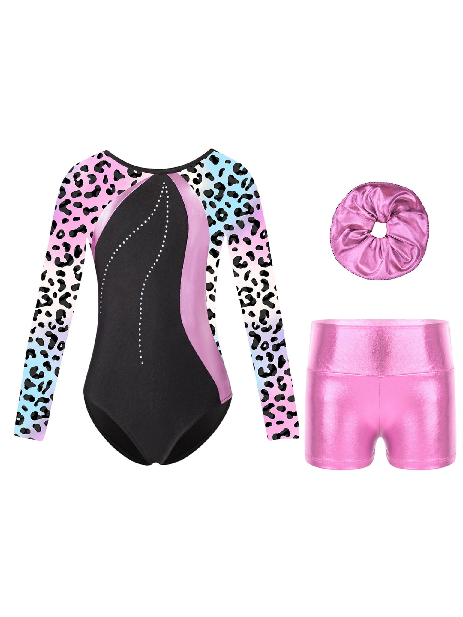 TSSOE Kids Gymnastics Unitard Ice Skating Outfit Girls Colorful Ballet ...