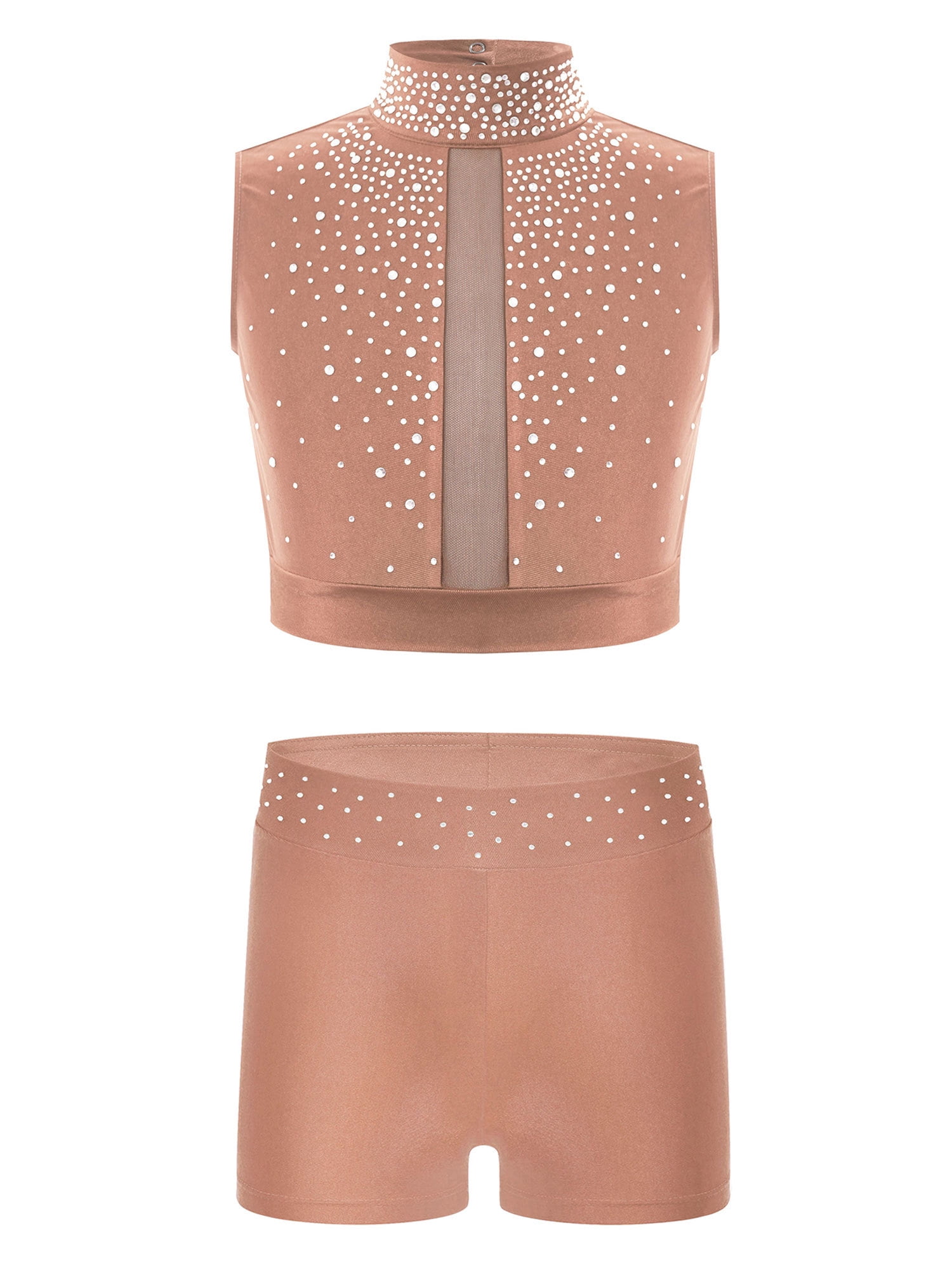 TSSOE Little Girl's Active Clothes Set Gymnastics Dance Outfit 6-16 ...