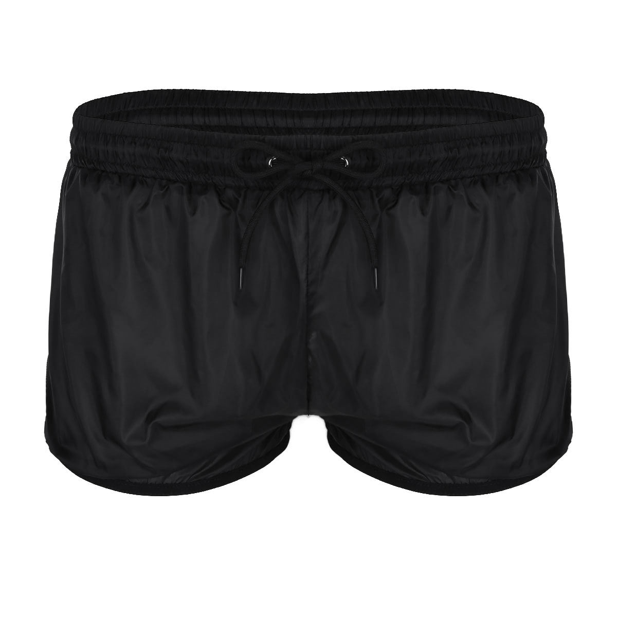 TSSOE Men's See Through Drawstring Boxer Briefs Sheer Mesh Swim Trunks ...