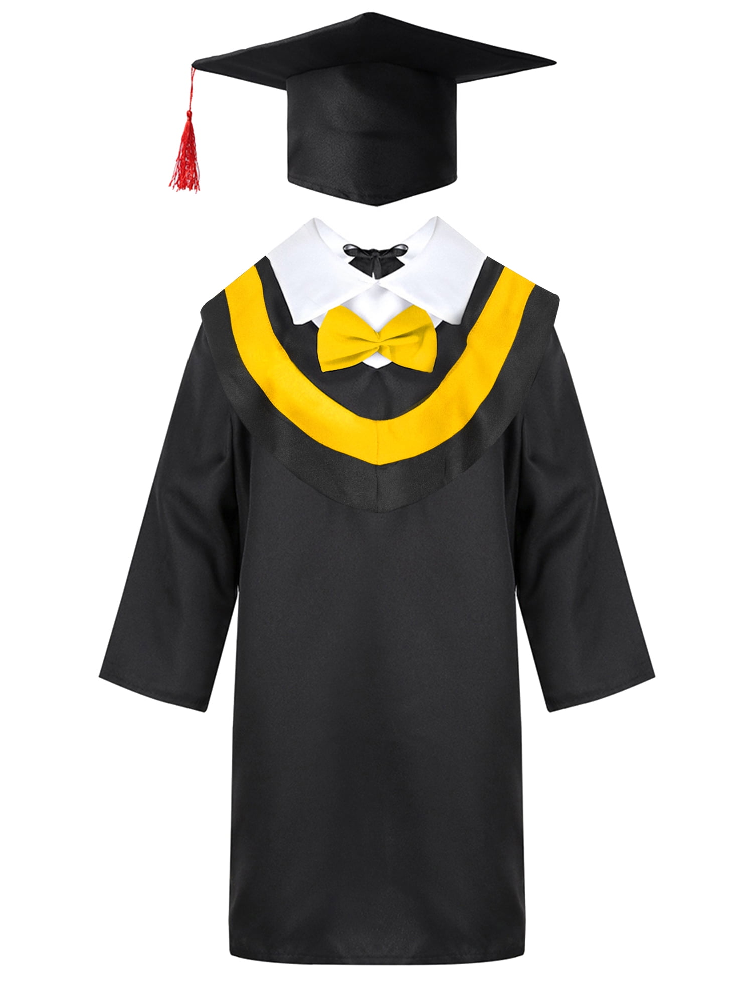 TSSOE Unisex Boys Girls Graduation Gown with Tassel Cap Preschool ...