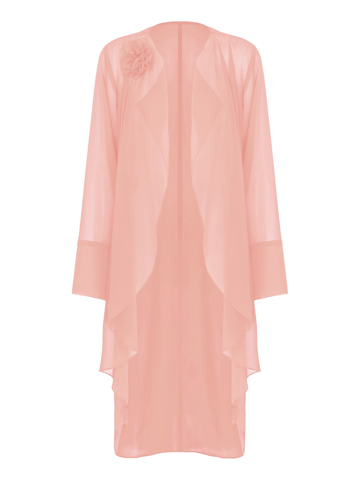 TSSOE Women Long Sleeve Bolero Shrugs Shawl Jacket Chiffon Cardigans ...