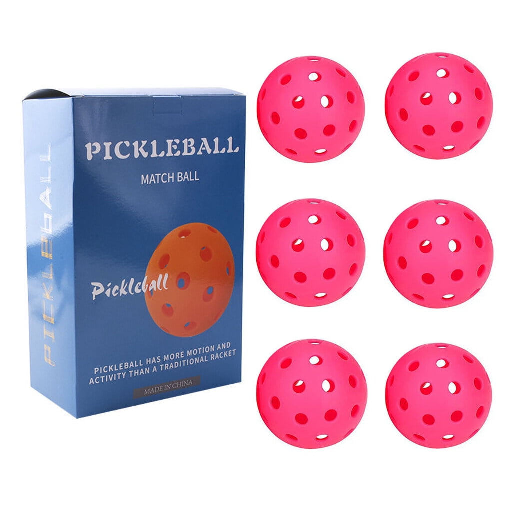 TSSUOUN 6 Pieces/Set Professional Pickleball Replacement 40 Holes ...