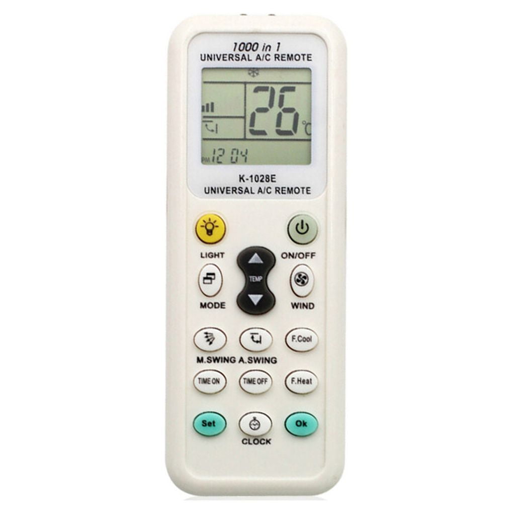 TSSUOUN Universal Air Conditioner Remote Control Reusable Battery ...
