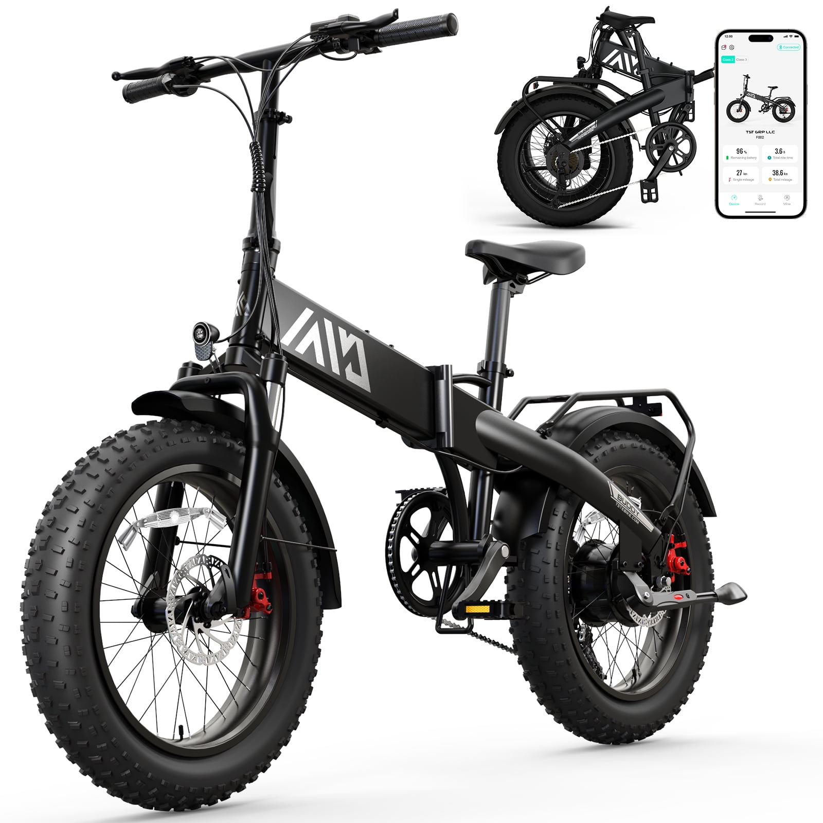 TST Electric Bike, 48V/10Ah Removable Battery Ebike, 500W Electric ...