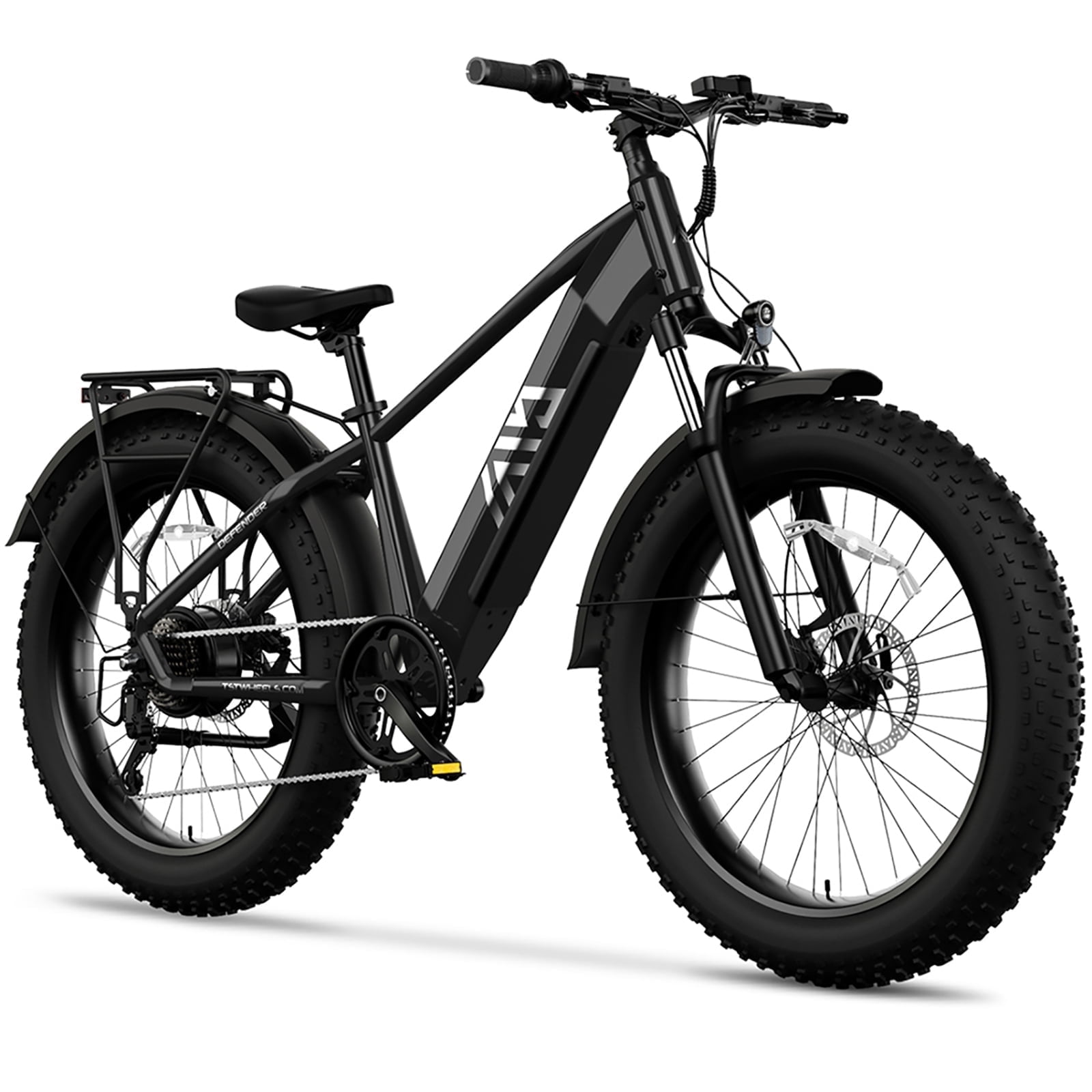 TST Electric Bike for Men, 750W E-Mountain Bike, 26" Fat Tire Electric ...