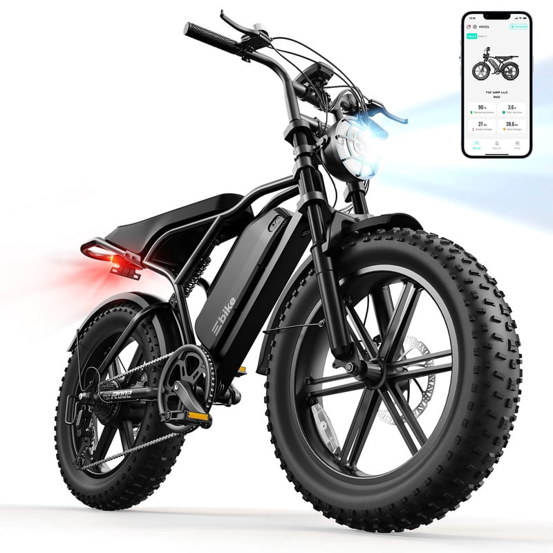 TST Electric Bike for Adults, 750W Motor, 20"x4" Fat Tire, Full ...
