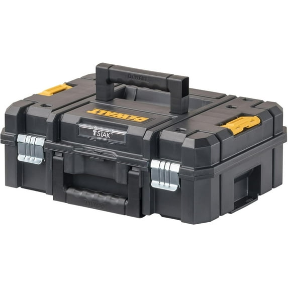 TSTAK II Tool Box, Flat Top Tool Storage Case, Organizer Box Holds Up ...