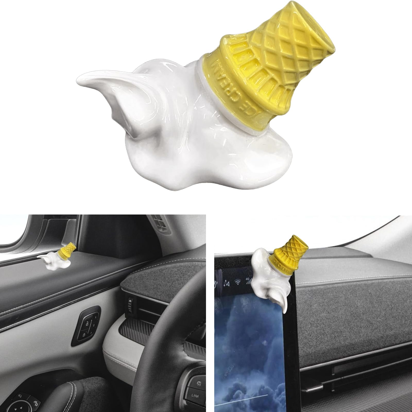 TSTESE Center Console Dashboard Decorations Compatible with Ford ...