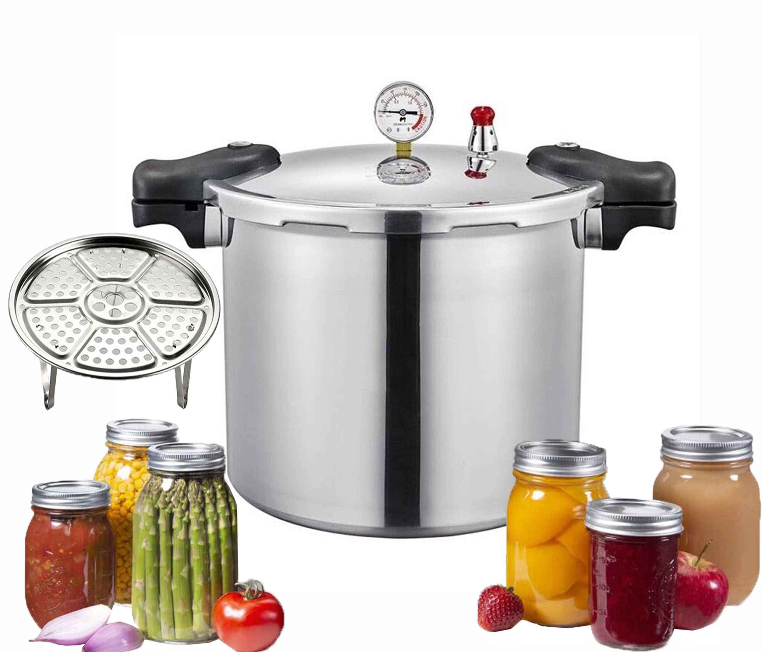 TSTQH 25 Quart Induction Pressure Canner Cooker with Digital Gauge ...