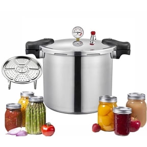 Presto Large 23 Quart Aluminum Pressure Canner and Cooker with Gauge ...