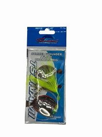 Tsunami Fluke Rig with White Skirt - Quality Saltwater Fishing Tackle ...