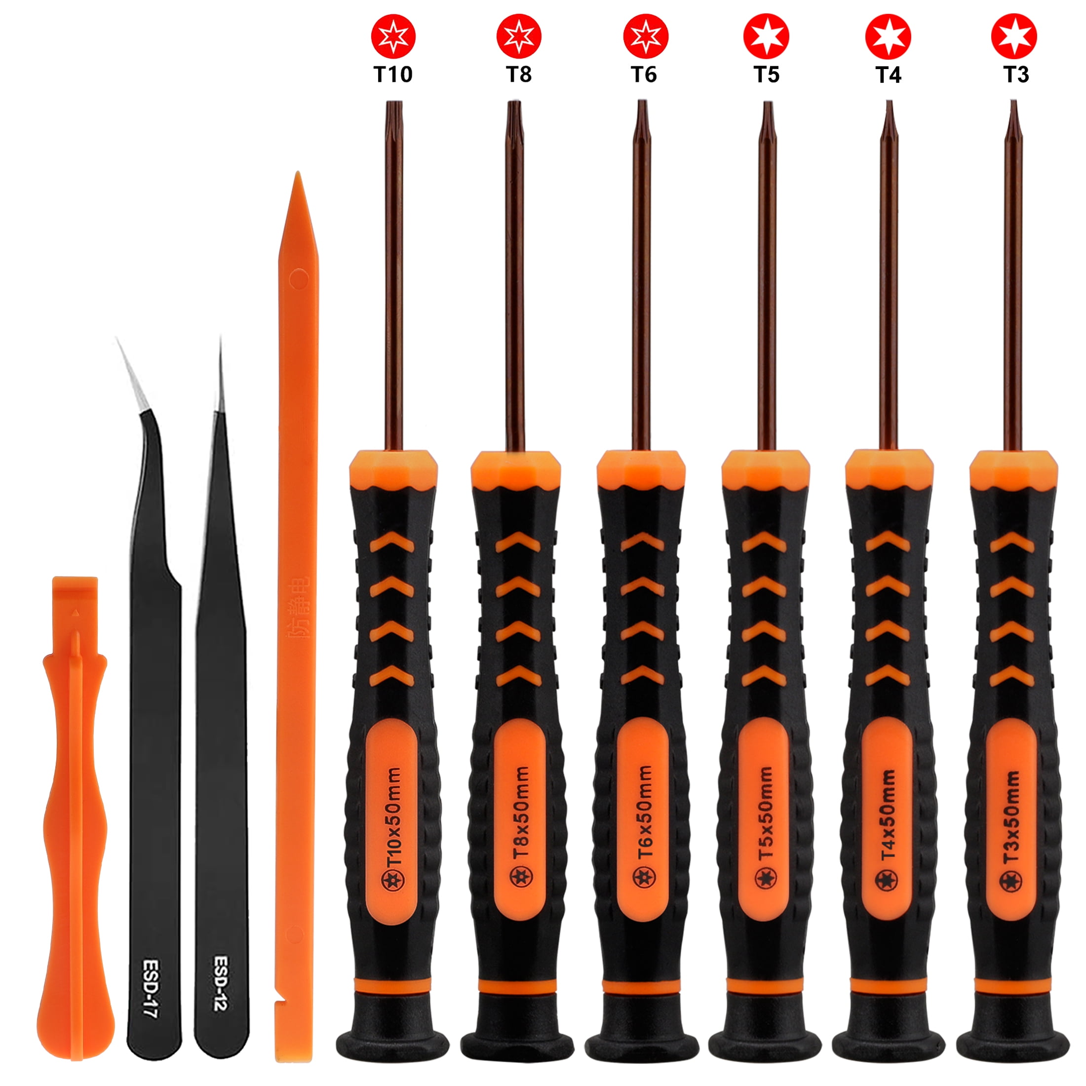 TSV 10-in-1 Torx Screwdriver Repair Set Fit for Xbox One, Xbox 360, PS3 ...