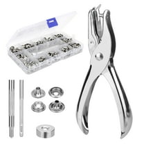 VEGCOO 100 Pcs Snap Fasteners Kit, 4 Color Snap Button Kits Metal Snaps ...