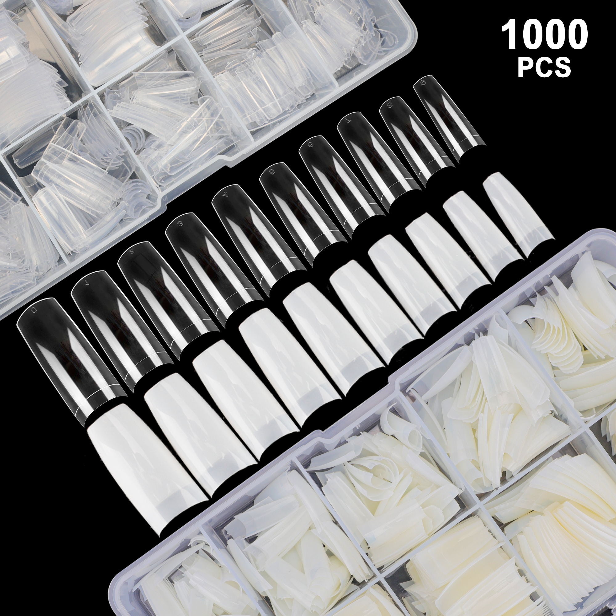 Fofosbeauty 24pcs Press on False Nails Tips, Coffin Fake Acrylic Nails ...
