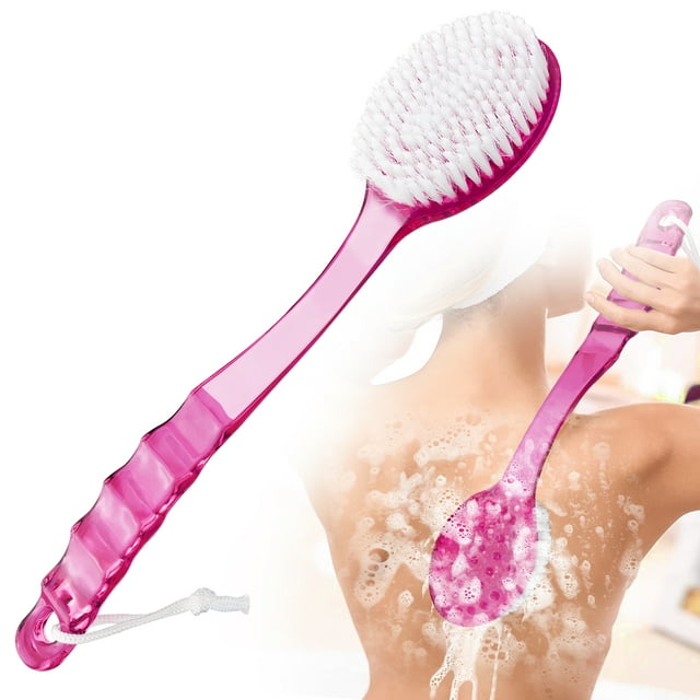 Tsv 14 2 Exfoliating Shower And Bath Body Brush Soft Bristles Long