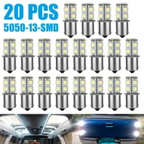 20pcs Super Bright BA15S 1156 1141 RV Interior White Light LED Bulbs ...