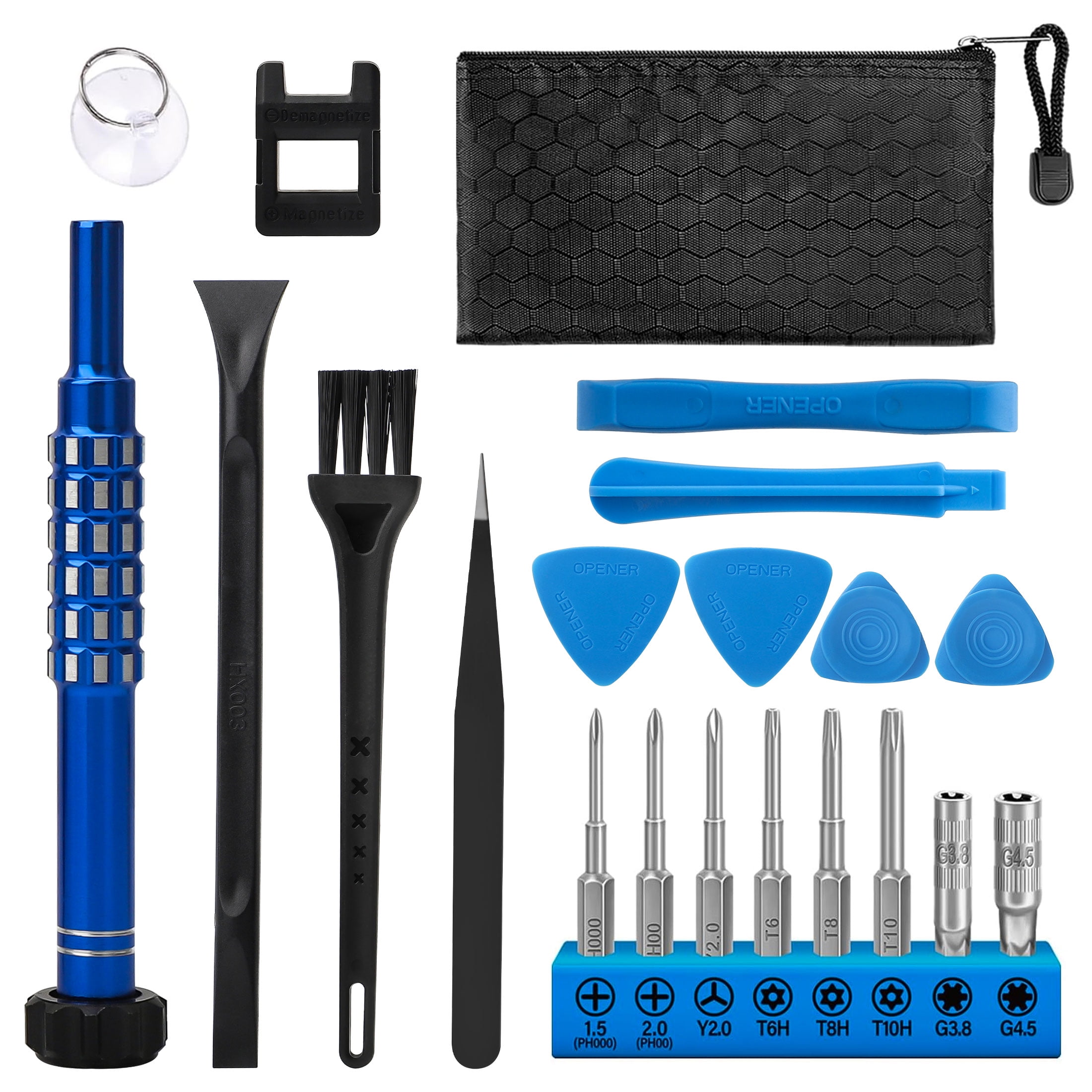 TSV 21-in-1 T6 T8 T10 Torx Screwdriver Repair Tool Kit Fit for Nintendo ...