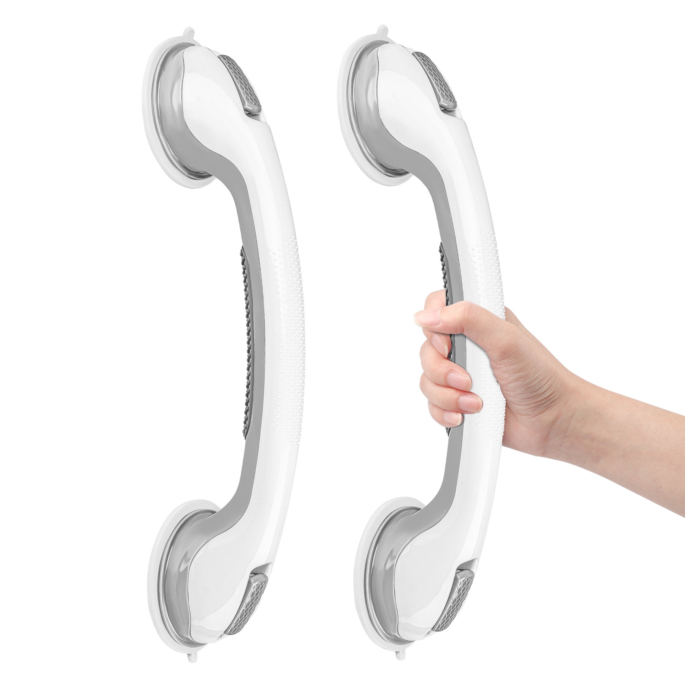 TSV Shower Grab Bars, 2pcs Suction Cup Safety Handles, Anti-Slip ...