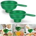 TSV 2pcs Silicone Collapsible Funnels, Wide Mouth Canning Funnels for ...