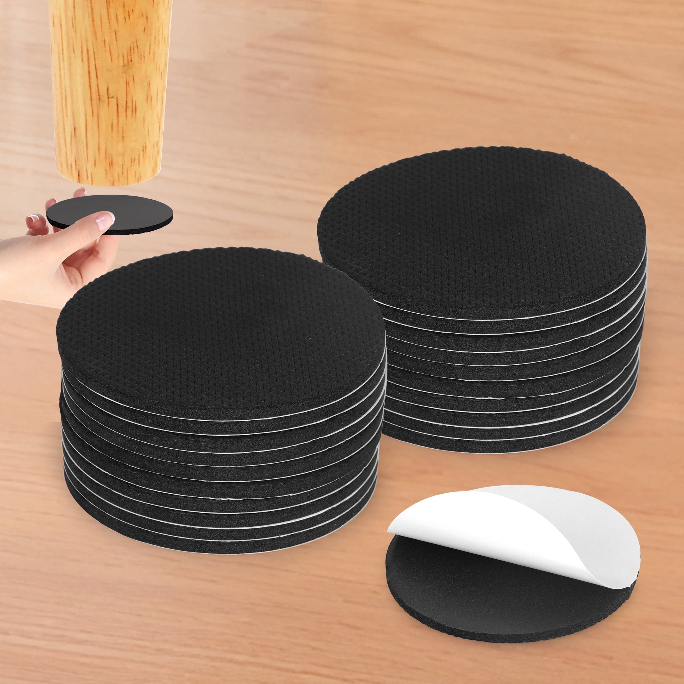 TSV 3.3'' Felt Furniture Sliders, 20pcs Floor Protectors for Furniture ...