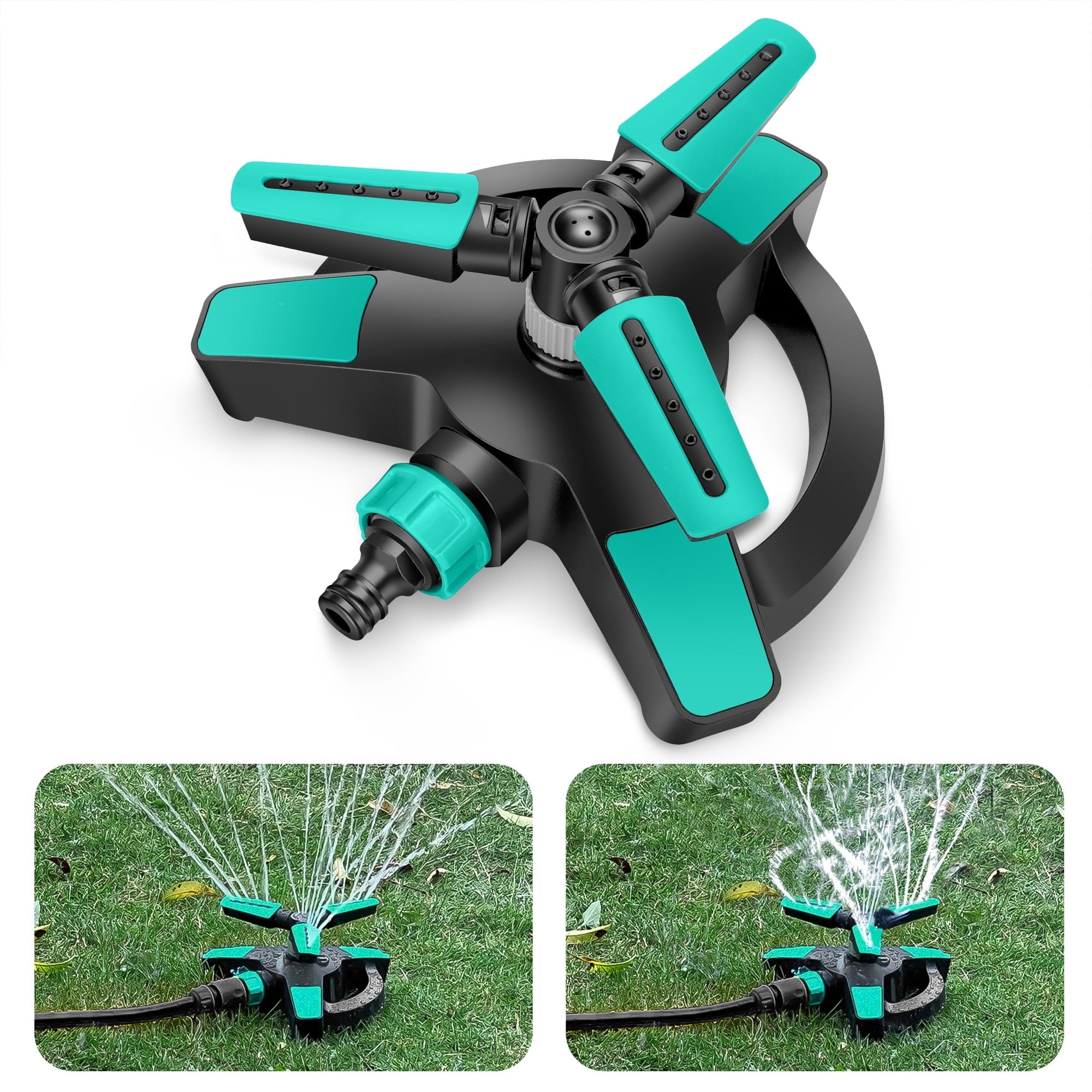 TSV 360 Degree Rotating Lawn Sprinkler, Garden Sprinkler Irrigation ...