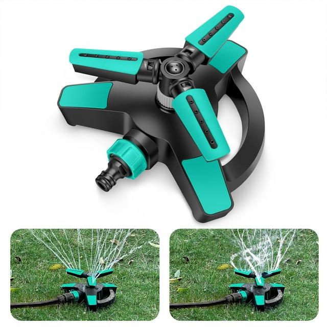 TSV 360 Degree Rotating Lawn Sprinkler, Garden Sprinkler Irrigation ...