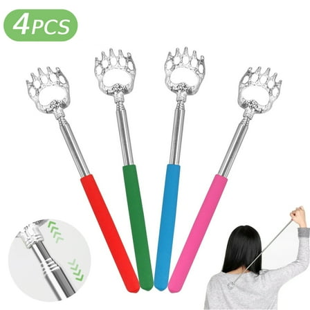 bearback, Extendable Back Scratcher, 17", Folding Ergonomic Handle ...