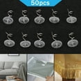 TSV 50pcs Upholstery Twist Pins with Clear Heads for Furniture ...