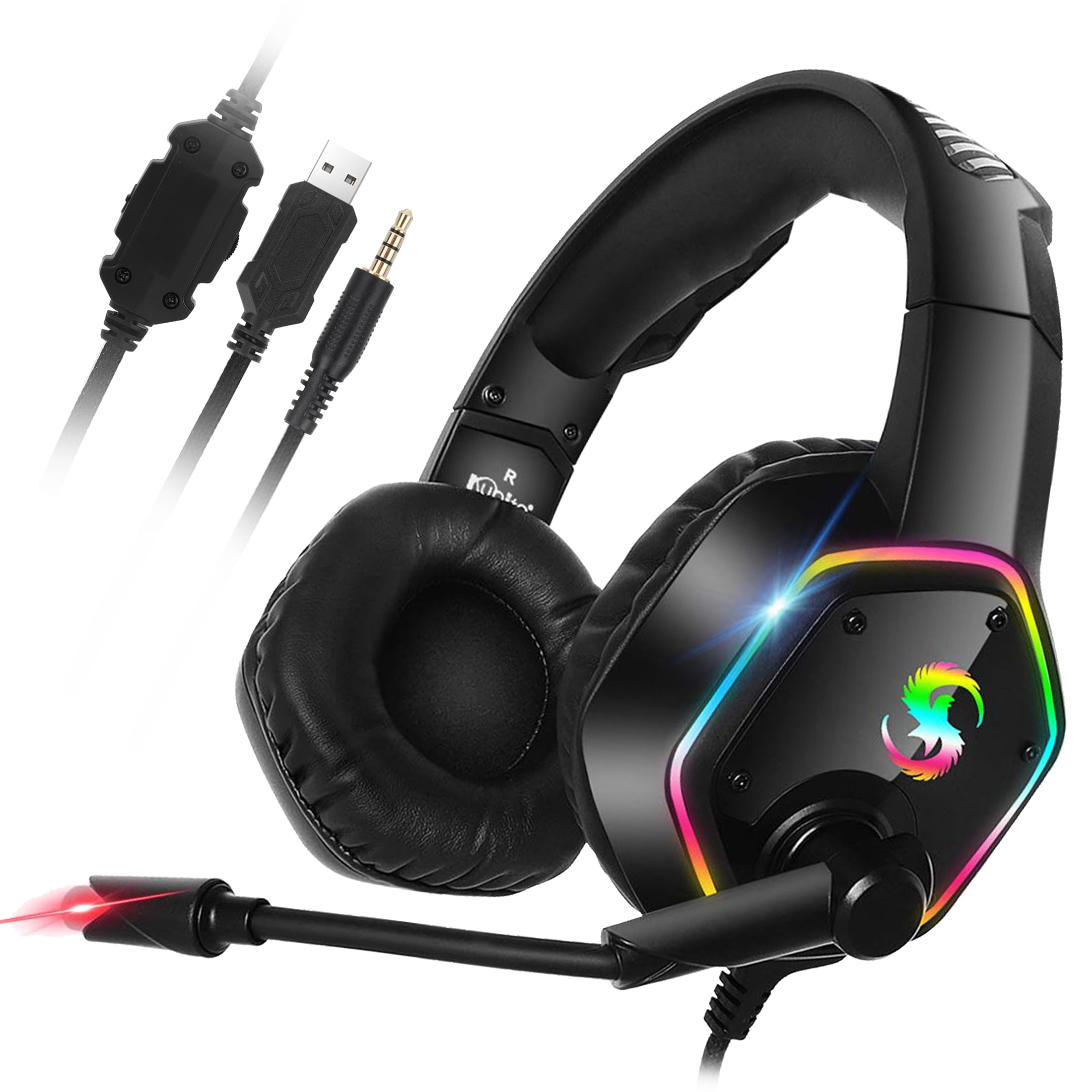 TSV 7.1 Gaming Headset for PC, PS4/PS5, Xbox, Nintendo, Noise ...