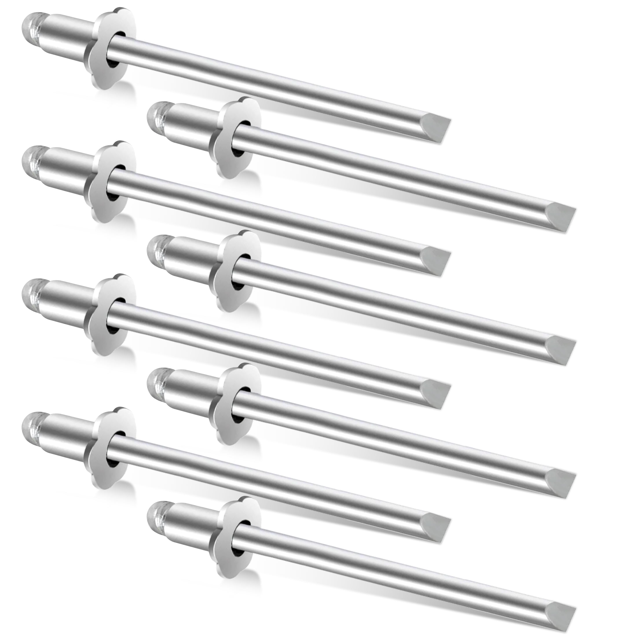 TSV 8pcs Blind Rivets, Stainless Steel Pop Rivets for Metal Plate, 1/10 ...