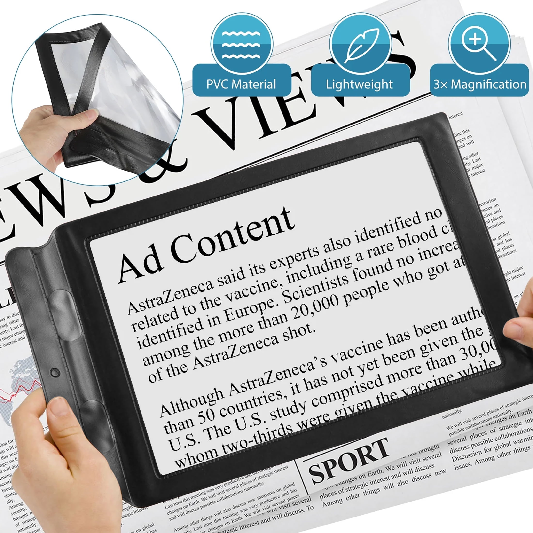 Full Page Magnifiers in Magnifying Glass - Walmart.com