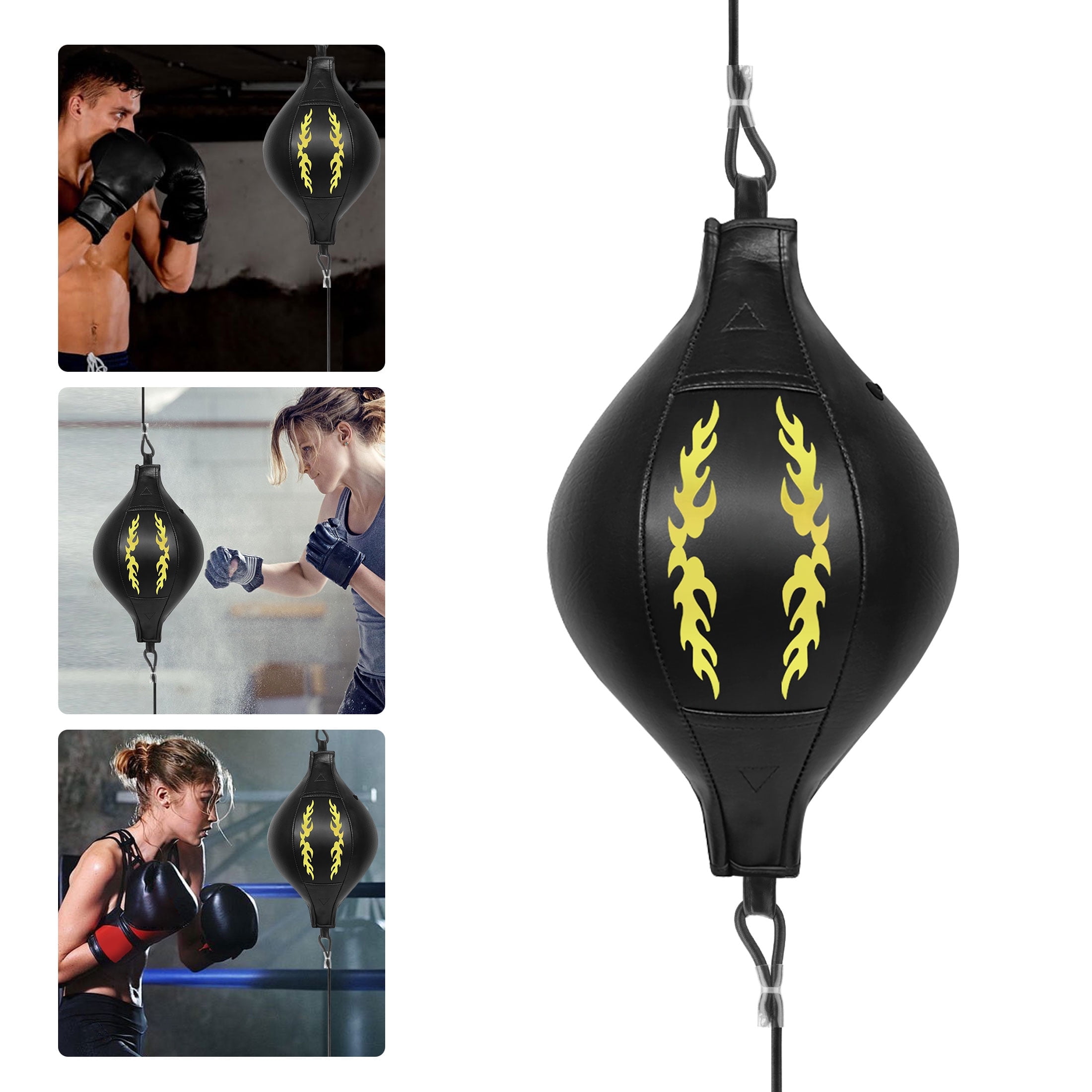 TSV Boxing Punching Training Ball, Adult PU Double End Speed Ball for ...
