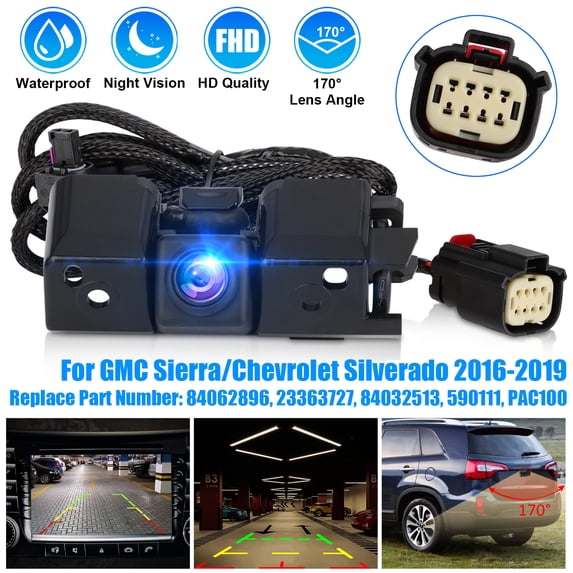 TSV Car Backup Camera, Night Vision Rear View Reverse Camera Fit for ...