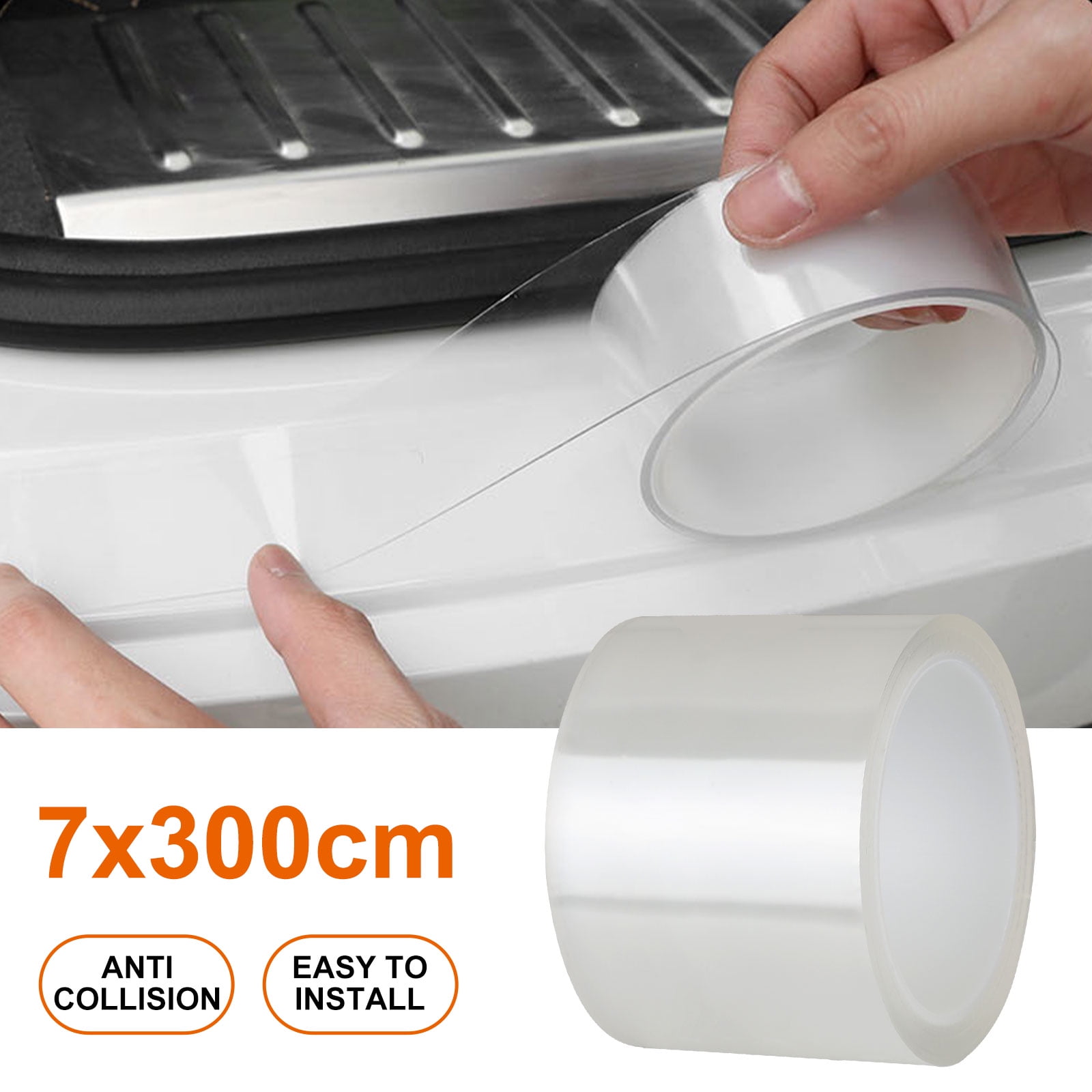 TSV Car Door Sill Sticker, Car Door Edge Guard Anti-Scratch Strip, Transparent Scuff Scuff Plate ...