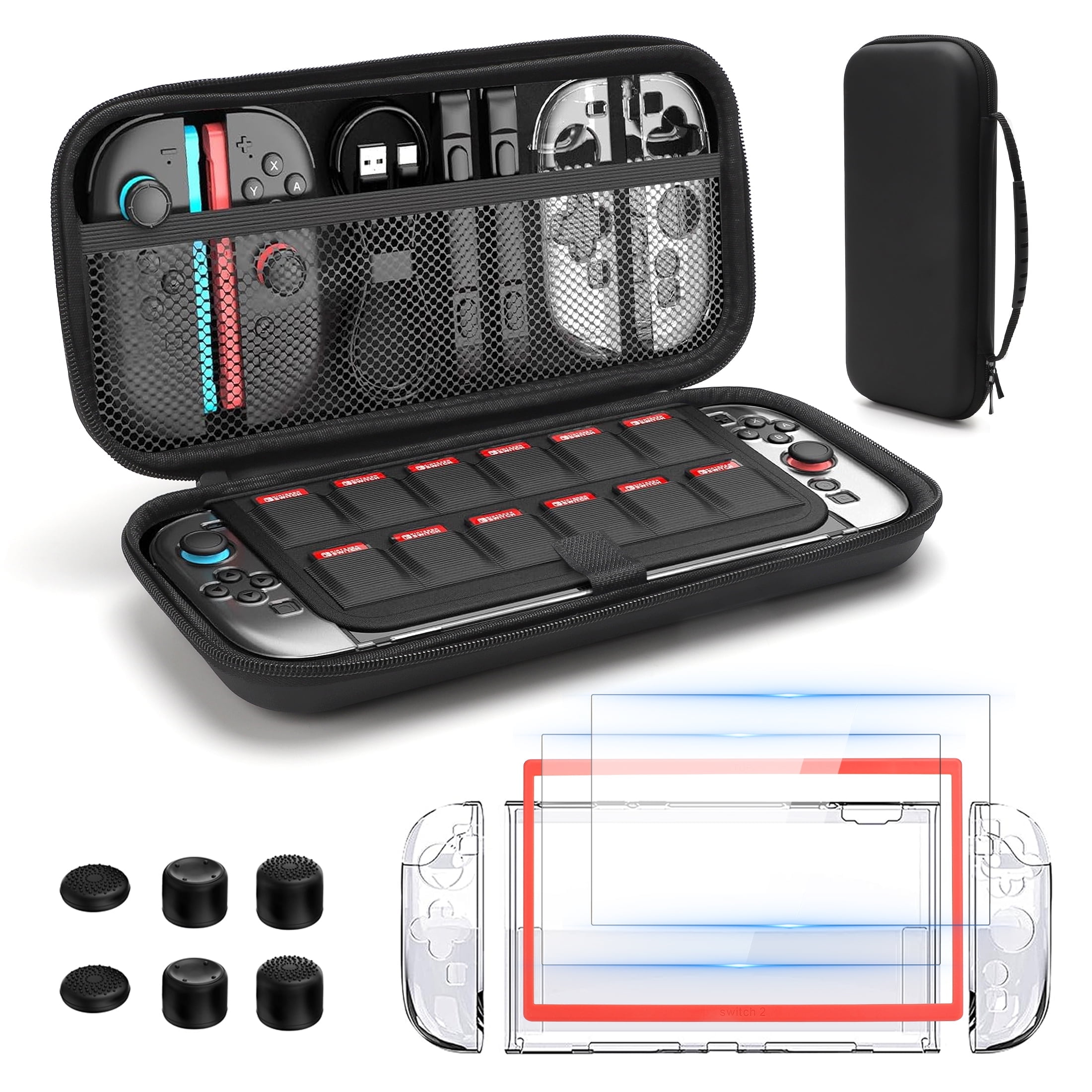 TSV Carrying Case Fit for Nintendo Switch 2, Hard Shell Travel Case ...