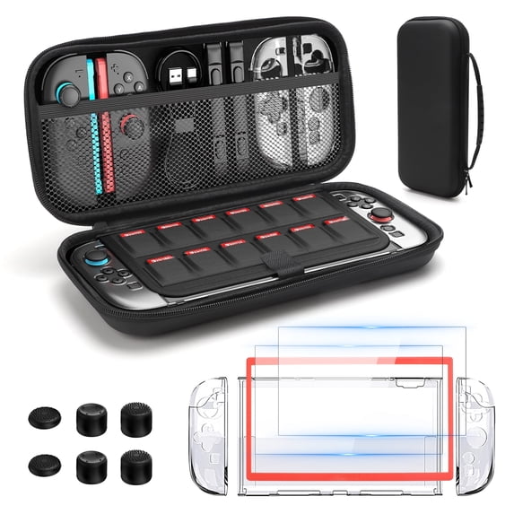 TSV Carrying Case Fit for Nintendo Switch 2, Hard Shell Travel Case ...